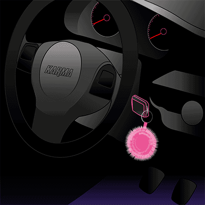 Car Pink GIF by Hilla - Find & Share on GIPHY