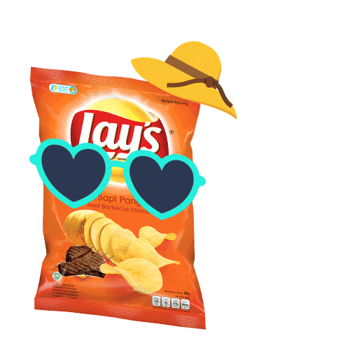 Bbq Lays Sticker by POPMIE for iOS & Android | GIPHY