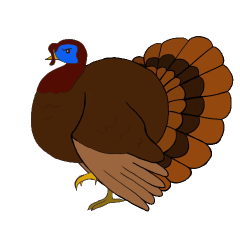 Angry Turkey Sticker by Megan for iOS & Android | GIPHY