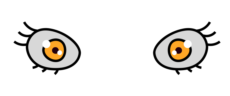 Sticker Eye Sticker by Leannimator for iOS & Android | GIPHY