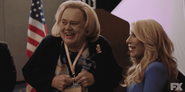 Happy Louie Anderson GIF by BasketsFX - Find & Share on GIPHY