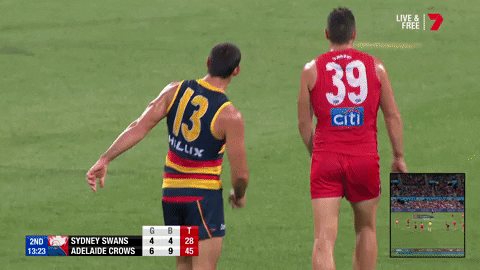 Afl Celebrate GIF by Adelaide Crows - Find & Share on GIPHY