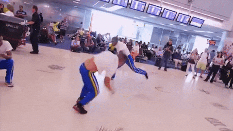 Miami Airport Dancing GIF - Find & Share on GIPHY