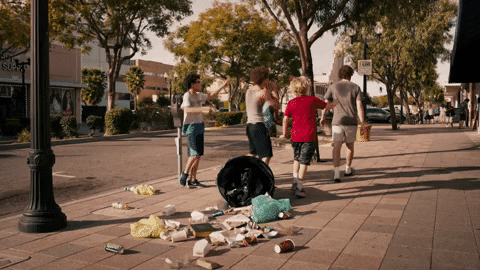 Picking Up Trash Gif