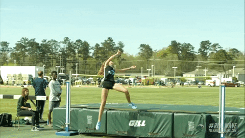 Track & Field Jump GIF by GreenWave - Find & Share on GIPHY