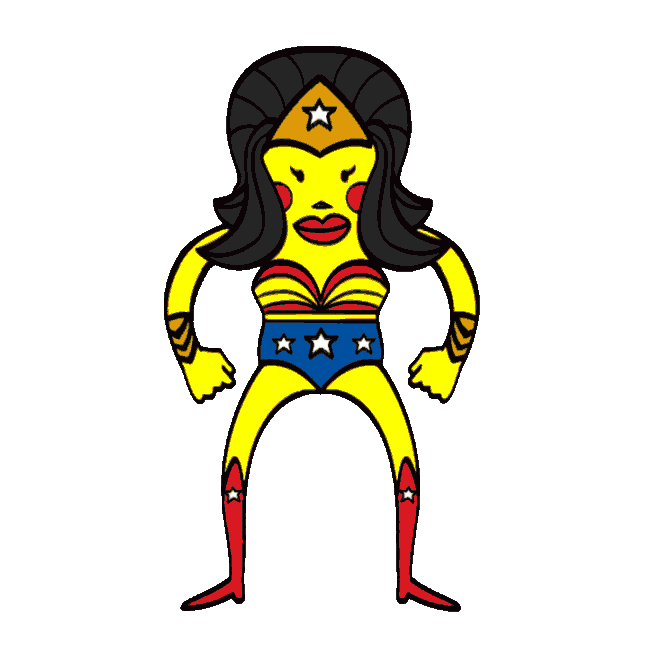 Wonder Woman Dancing Sticker by murilocoda for iOS & Android | GIPHY