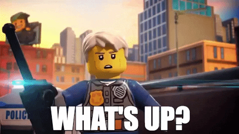 What'S Up Hello GIF by LEGO - Find & Share on GIPHY