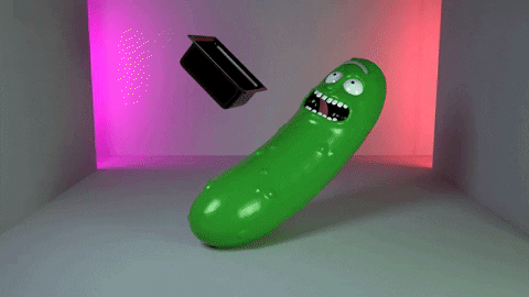 Rick And Morty Pickle GIF by Pastelae - Find & Share on GIPHY