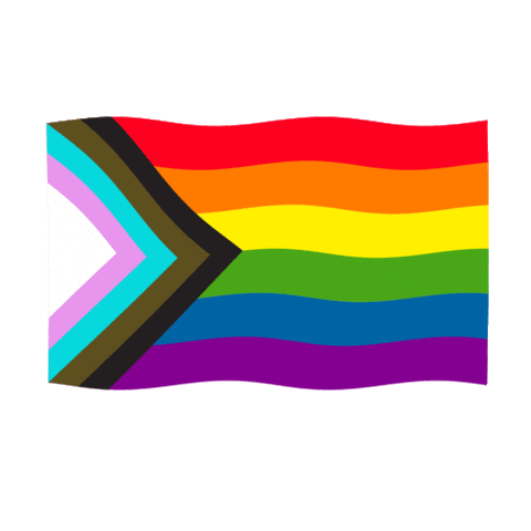 Rainbow Pride Sticker by Flags For Good for iOS & Android | GIPHY