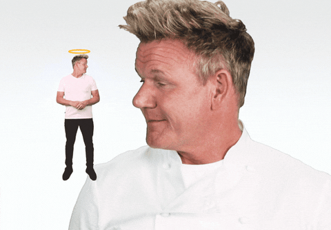 Angel Thumbs Up GIF by Gordon Ramsay - Find & Share on GIPHY