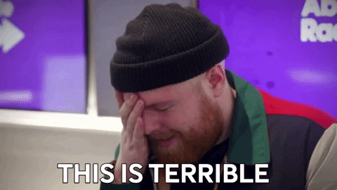 This Is Terrible Tom Walker GIF by AbsoluteRadio - Find & Share on GIPHY