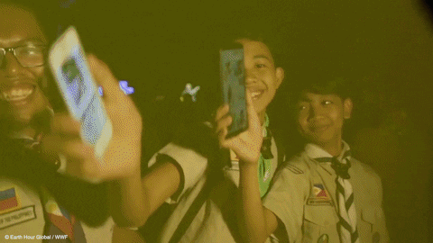 Children Waving GIF by Earth Hour - Find & Share on GIPHY