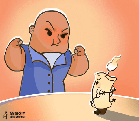 Angry Human Rights GIF by AmnestyChinese - Find & Share on GIPHY