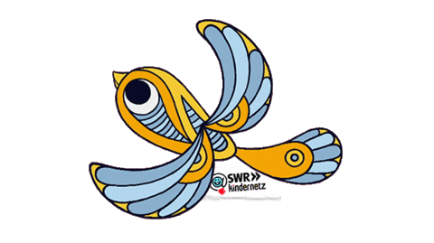 Bird Flying Sticker by SWR Kindernetz for iOS & Android | GIPHY