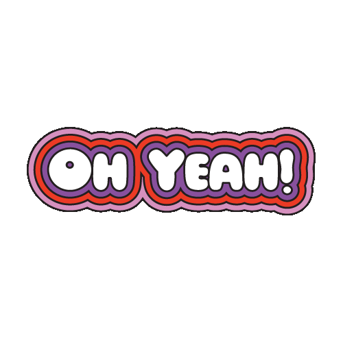 Oh Yeah Yes Sticker by Draw! Pilgrim for iOS & Android | GIPHY