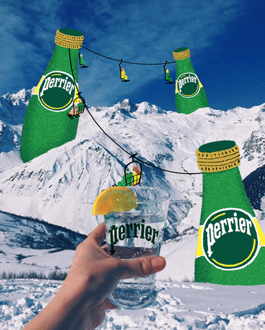 Water GIF by Perrier - Find & Share on GIPHY