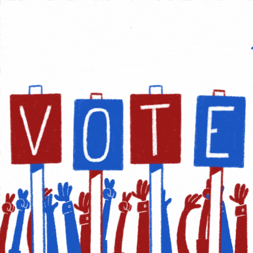 Voting Rock The Rock GIF by LooseKeys - Find & Share on GIPHY