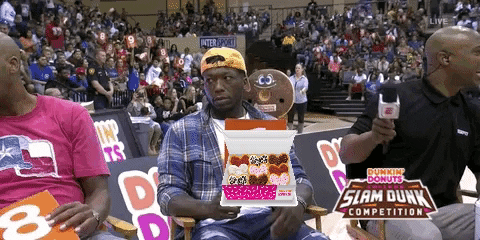 College Basketball Dunkin Donuts Dunk Contest GIF by Dunkin’ Donuts ...