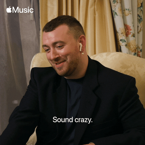 Happy Sam Smith GIF by Apple Music - Find & Share on GIPHY