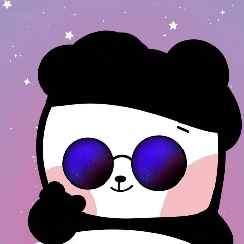 Happy Panda GIF by Shiny bear - Find & Share on GIPHY