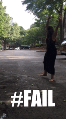 Cartwheel Fail GIF - Find & Share on GIPHY