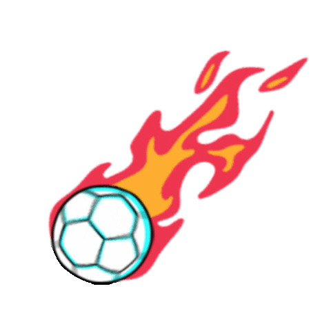 On Fire Football Sticker by Olympic Channel for iOS & Android | GIPHY