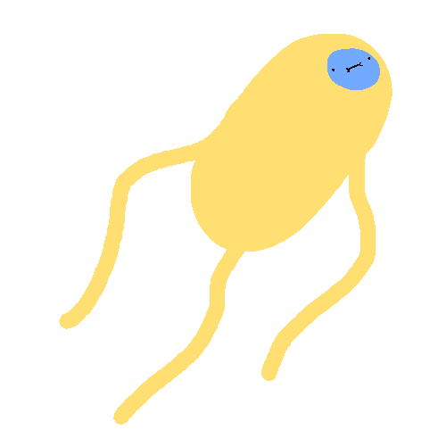 Bacteria Swimming Sticker by József Simon for iOS & Android | GIPHY