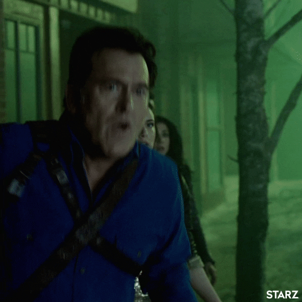 Ducking Season 3 GIF by Ash vs Evil Dead - Find & Share on GIPHY