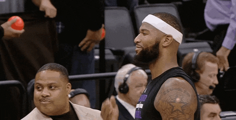 Demarcus Cousins Smile GIF by Sacramento Kings - Find & Share on GIPHY