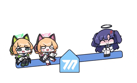 midori + momoi ≤ yuuka by @jorang08 : r/BlueArchive