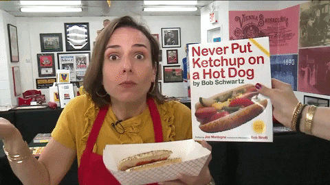 Hot Dogs Lol GIF by WGN Morning News - Find & Share on GIPHY