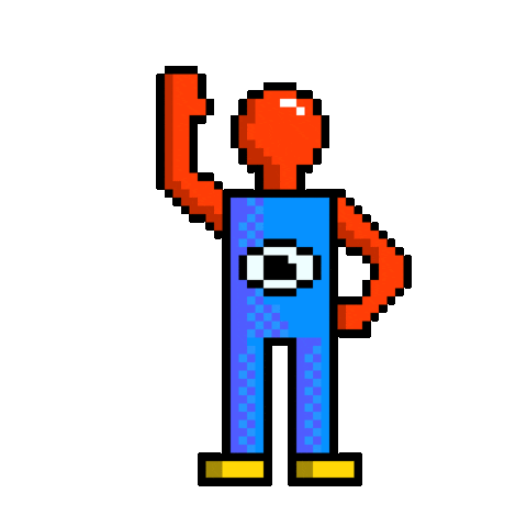 Pixel Hello Sticker by stanybebe for iOS & Android | GIPHY