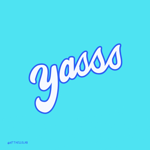 Yas Word By Dobre Brothers Bright Fight GIF - Find & Share on GIPHY