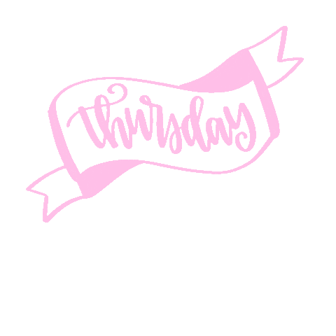 Days Of The Week Thursday Sticker for iOS & Android | GIPHY
