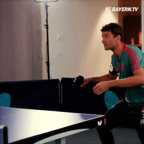 Table Tennis Lol GIF by FC Bayern Munich - Find & Share on GIPHY