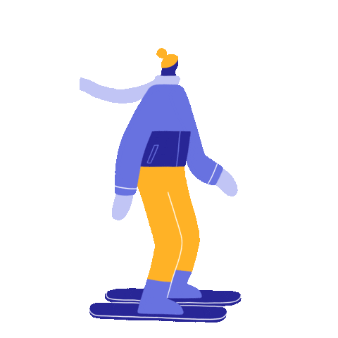 Winter Sports Animation Sticker by Lobster Studio for iOS & Android | GIPHY