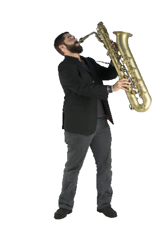 Musica Saxophone Sticker for iOS & Android | GIPHY