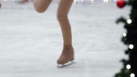 Ice Skating Christmas GIF by Hallmark Channel - Find & Share on GIPHY