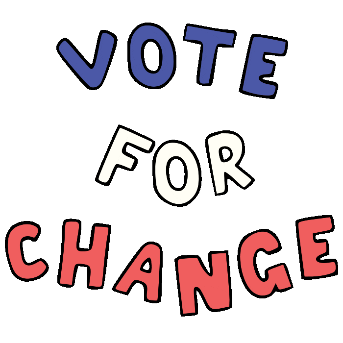 Voting Election Day Sticker by Martina Martian for iOS & Android | GIPHY