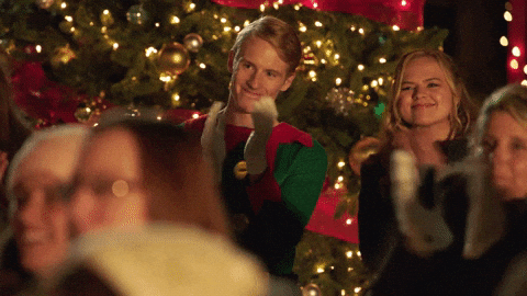 Jessica Lowndes Christmas GIF by Hallmark Channel - Find & Share on GIPHY