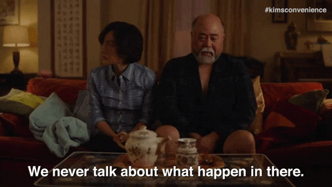 Never Again Appa GIF by Kim's Convenience - Find & Share on GIPHY