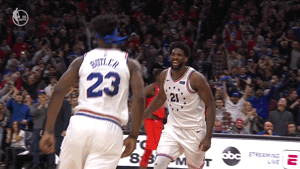Happy Philadelphia 76Ers GIF by NBA - Find & Share on GIPHY