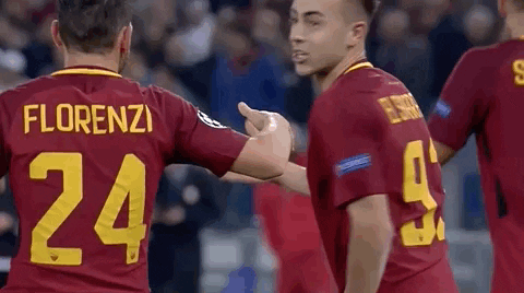 High Five Champions League GIF by AS Roma - Find & Share on GIPHY
