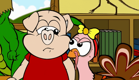 Sad Pig GIF by Estudios Animeco - Find & Share on GIPHY