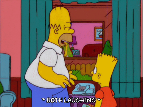 Homer Simpson Laughing GIF - Find & Share on GIPHY