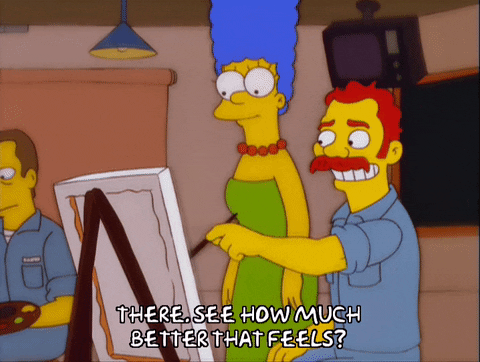Happy Marge Simpson GIF - Find & Share on GIPHY