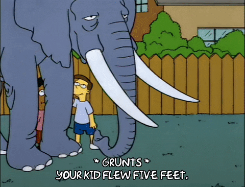 Homer Simpson Elephant GIF - Find & Share on GIPHY