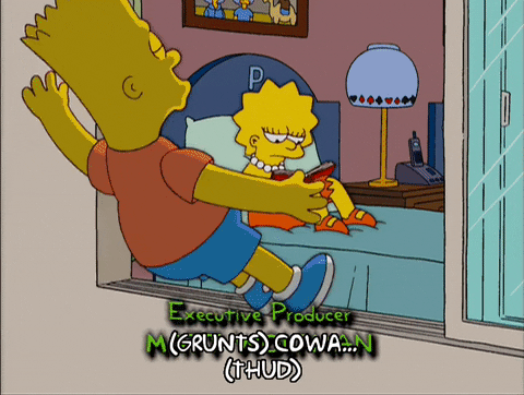 Bored Bart Simpson GIF - Find & Share on GIPHY