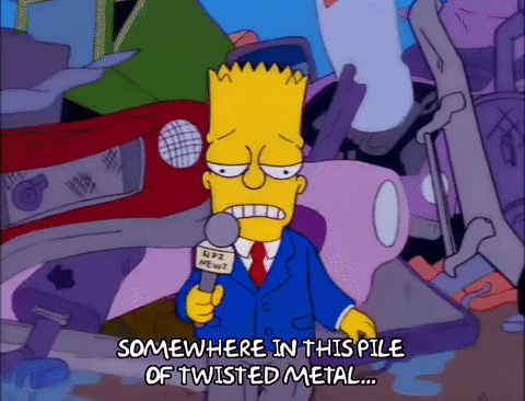 Scared Bart Simpson GIF - Find & Share on GIPHY