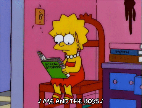 Lisa Simpson Book GIF - Find & Share on GIPHY